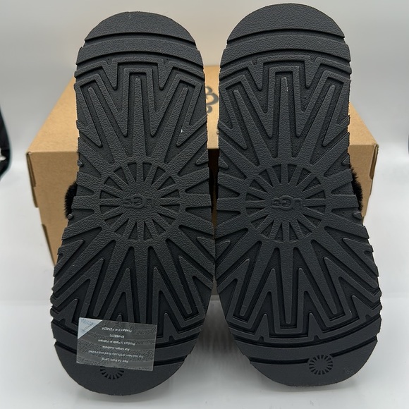 UGG | Shoes | Ugg Disco Cross Genuine Shearling Slide Sandals Slippers ...